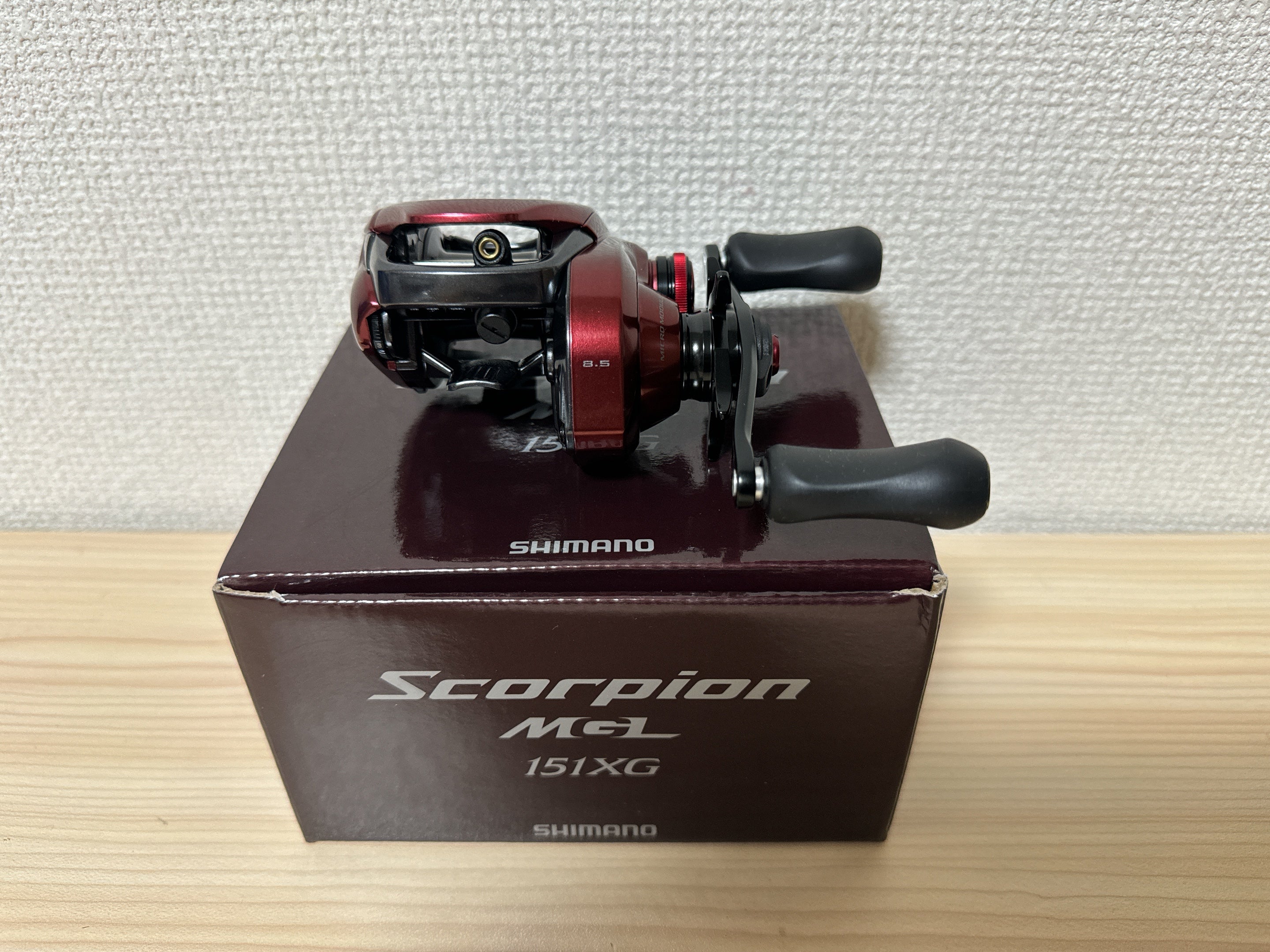 Shimano Baitcasting Reel 19 Scorpion MGL 151XG LEFT 8.5:1 Fishing Reel