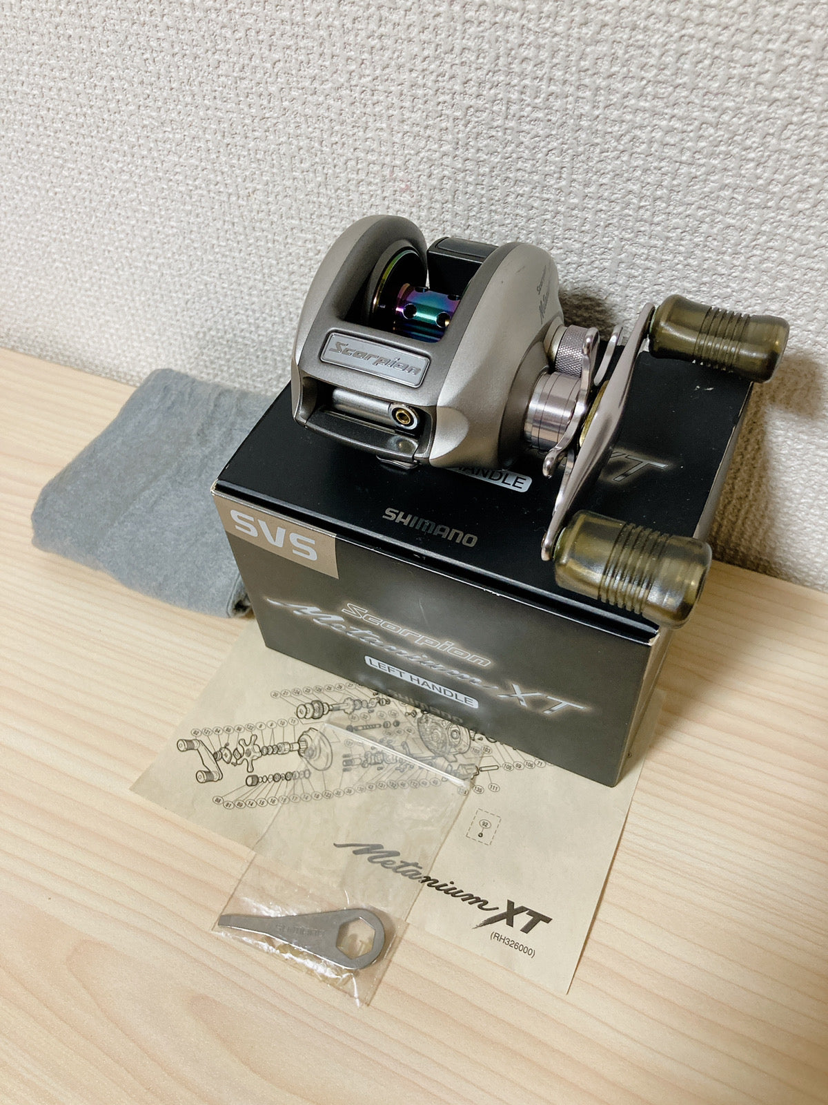 Shimano Baitcasting Reel 97 Scorpion Metanium XT Left Gear Ratio 6.2:1
